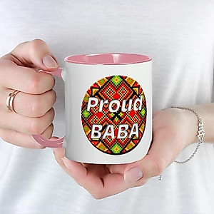 CafePress Proud BABA Mug Ceramic Coffee Mug, Tea Cup 11 oz