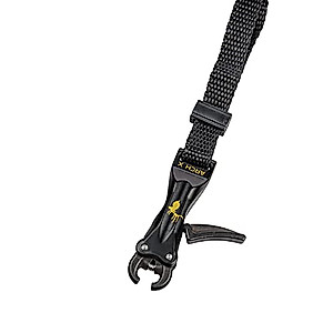 Trophy Ridge ArchX Archery Bow Release - Smooth Dual Caliper Release, Adjustable Strap Length, Interlocking Jaw System, Premium Leather Buckle Strap, Trigger Travel Tuning , Black