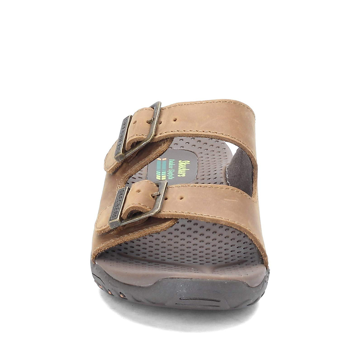 Skechers Women's Reggae-Jammin Sandal,desert crazyhorse,9 Extra Wide US