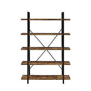 Coaster Furniture Bookcase Antique Nutmeg and Black 805807