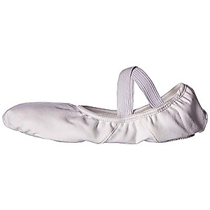 Capezio Women's Ballet Flat, White, 6.5 UK