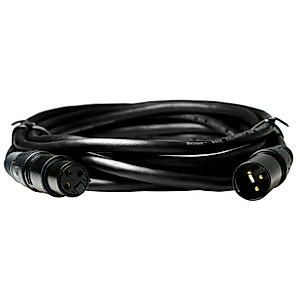 Deco Gear XLR 10 feet Male to XLR Female 16AWG Gold Plated Cable