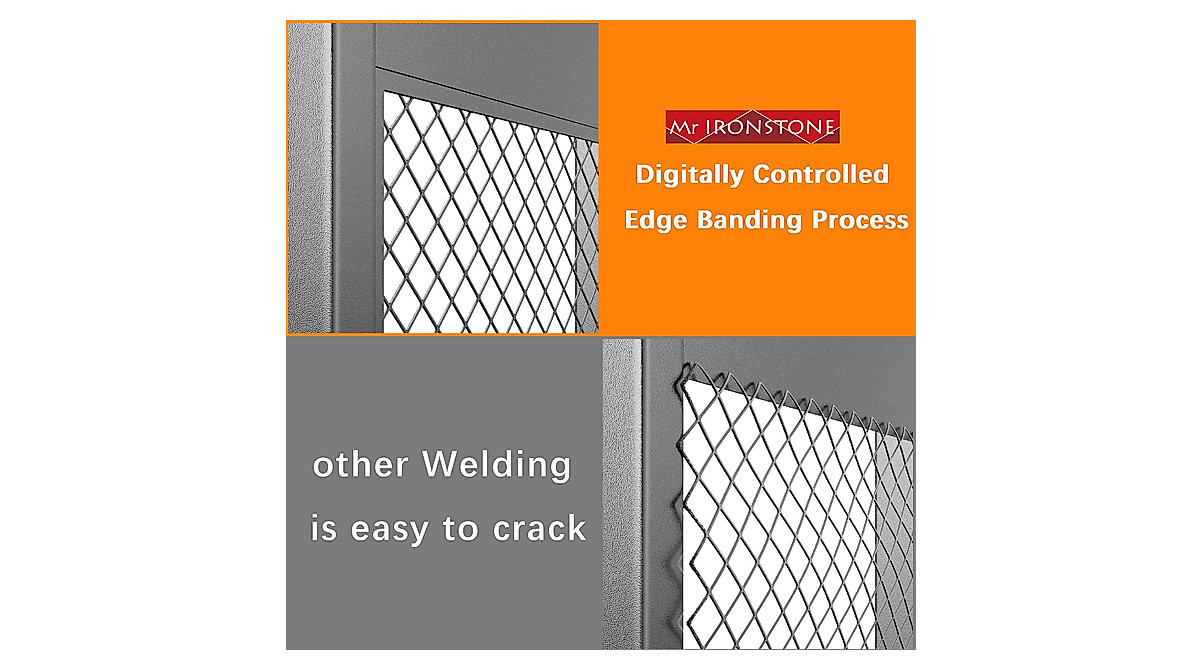 Mr IRONSTONE 4ft Firewood Rack - Durable Outdoor Storage