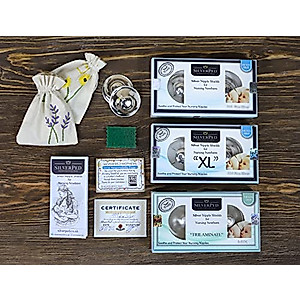 SilverPed 999 Silver Nursing Cups, Silver Nipple Shield, Soothe and Protect Sore Nipples, Silver Nipple Covers Breastfeeding, Silver Nipple Cups, 2 Pieces