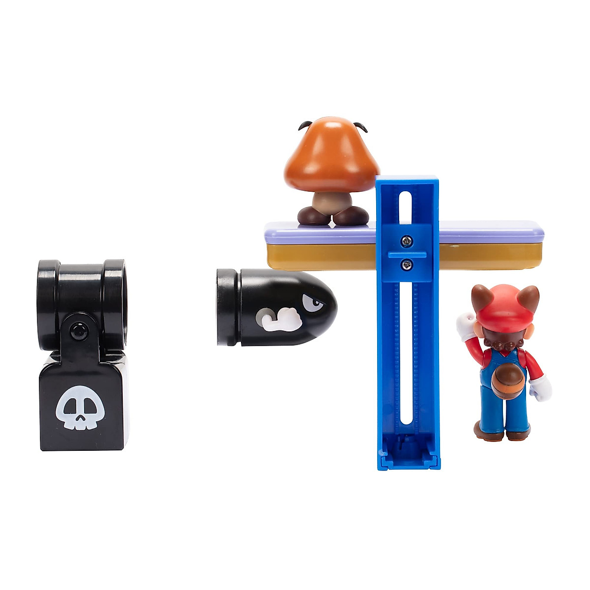 Super Mario Nintendo 2.5" Switchback Hill Diorama Set