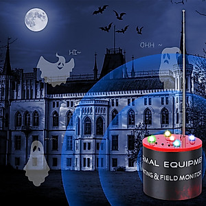 Chkenono Ghost Hunting Equipment, Paranormal Equipment Tool with Enhanced Sensitivity and Temperature Deviation Detection, EMF Detector for Professional Paranormal Investigations