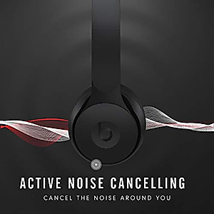 Apple Beats Solo Pro Wireless Noise Cancelling On-Ear Headphones H1 Headphone Chip, Class 1 Bluetooth, Active Noise Cancelling, Transparency, 22 Hours of Listening Time - Black