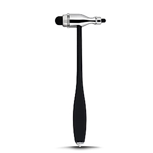 Tromner Reflex Hammer Neurological Medical Tool with Built-in Brush for Cutaneous and Superficial Responses — Light Percussion Reflex Hammer Medical Tool for Reflex Testing