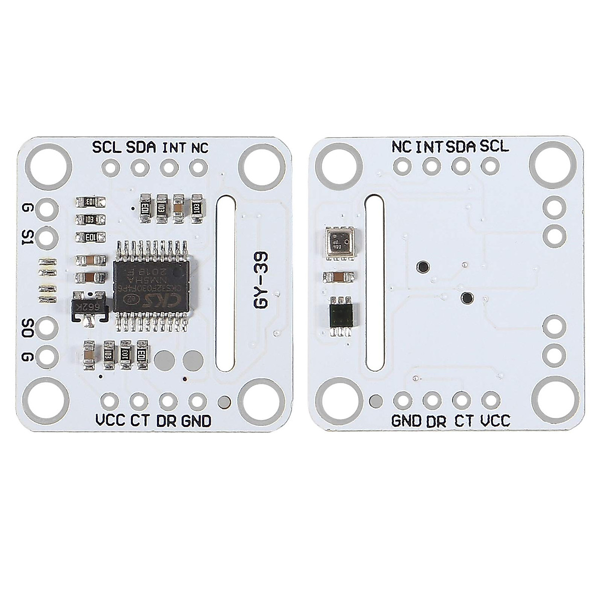 ACEIRMC MAX44009 BME280 MCU Light Intensity Temperature Humidity Atmospheric Pressure 4 in One Integrated Sensor Module GY-39 MCU IIC Serial IIC Bus 3-5V for Weather Station