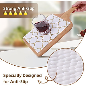 Shelf Drawer Liners for Kitchen Cabinets Non Adhesive Drawer Liner Thickened Refrigerator Liner Gold Quatrefoil Strong Non-Slip Paper for Tool Box with Knife and Tape Measure,11.8 x 118 Inches