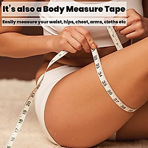 BIG ENOUGH Tape Measure - Fukable or Unfukable 80inch (205cm) Body Measuring Tape - Hilarious Gift Idea for Girls and Guys. Prank Your Friends - Funny Gifts for Birthday