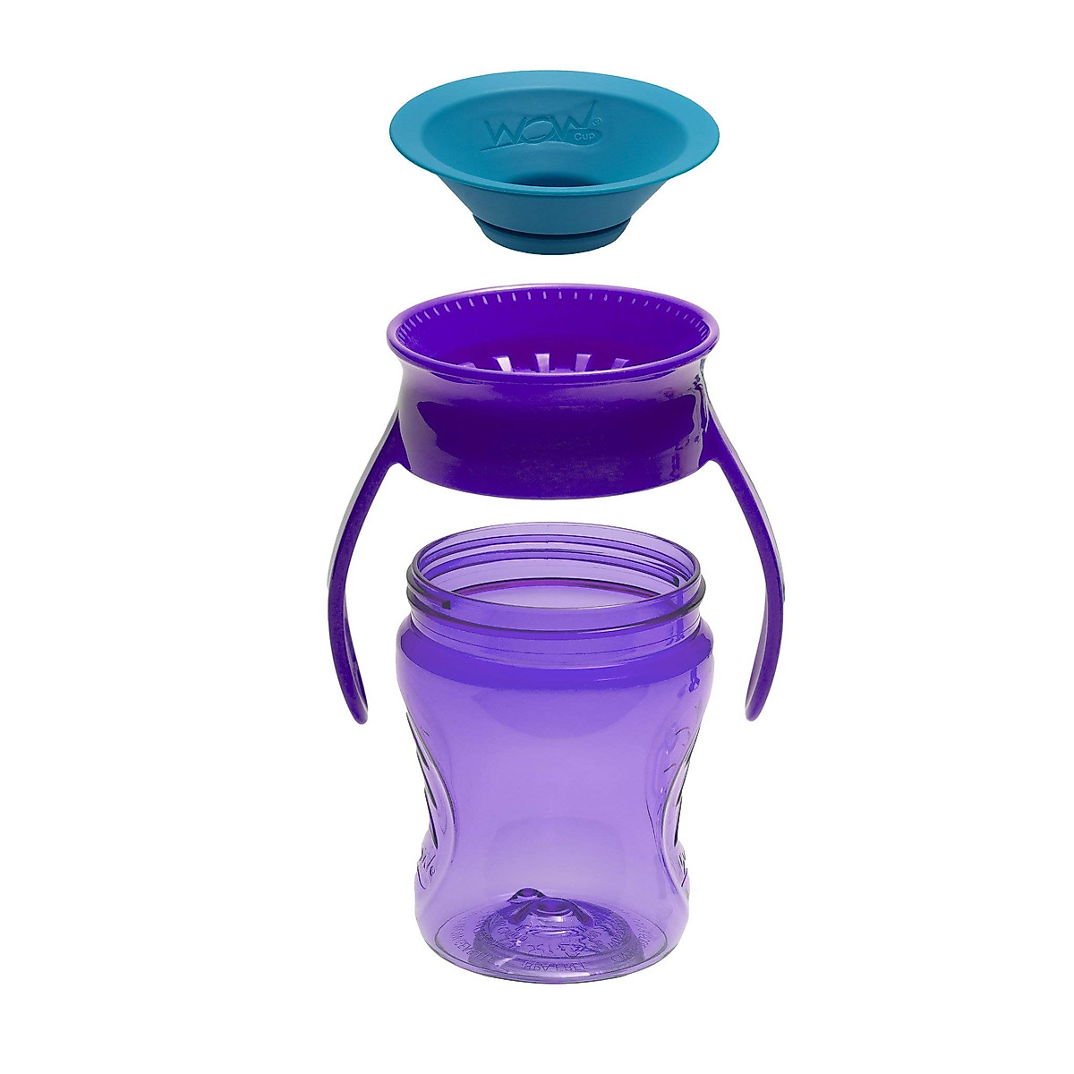 Wow Cup for Baby 360 Trainer Sippy Cup, Purple, 7 oz / 207 ml