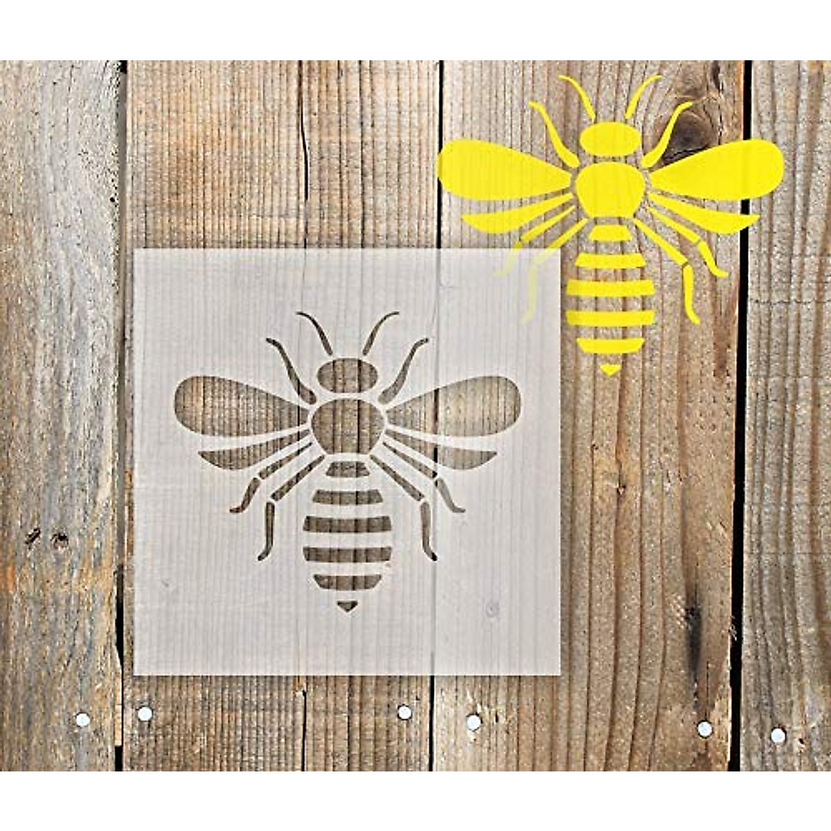 10 Pack 4 Mil Clear Mylar Stencil Sheets, 12" x 12" Blank Stencils, Reusable Template Material, Make Your Own Stencil Compatible for Cricut Vinyl Cutting Machine