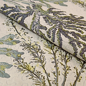 eLuxurySupply Fabric by The Yard - Upholstery Fabric, Rayon Cotton Blend for Furniture and DIY Projects - Sewing Material/Fabrics- Coral Reef Oceanside Pattern