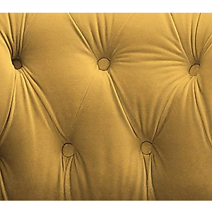 Jennifer Taylor Katherine Tufted Accent Chair, Large, Gold