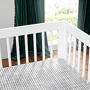 Babyletto Hudson 3-in-1 Convertible Crib with Toddler Bed Conversion Kit in White, Greenguard Gold Certified , 53.75x29.75x35 Inch (Pack of 1)