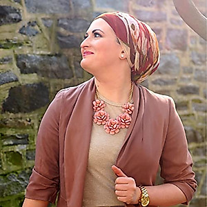 Wrapunzel Headwrap No Slip Volumizer, hair covering under scarves headscarf wrap chemo cap headwear turban hijab Made in USA