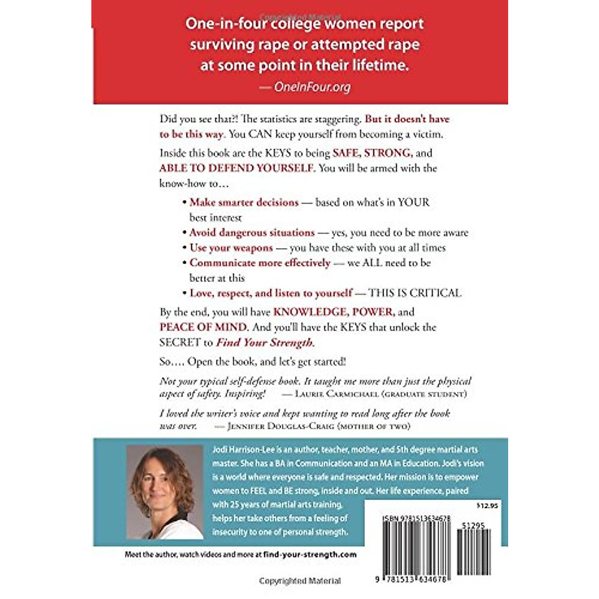 Find Your Strength: The Essential Self-Defense Handbook For Every College Woman