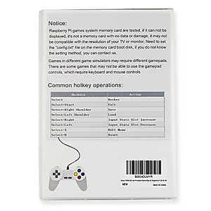 Muluo Raspberry Pi 2B 3B 3B+ Preloaded 128Gb Games Data System with Ultra Class 10 Micro SD TF Card Retropie Emulation Station RetroArch Collection with Video Previews & 3D Boxart