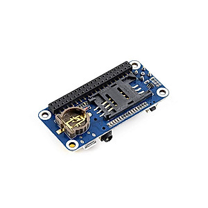 Waveshare GSM/GPRS/GNSS/Bluetooth HAT for Raspberry Pi 2B/3B/3B+/Zero/Zero W Based on SIM868 Support SMS Data Transfer ect.