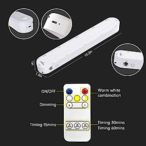 Ousam Led Desk Light Under Cabinet Lights Cordless Protable for Home Office with USB Charging Touch Magnetic for Books in Bed Study Table Built-in Rechargeable Battery (White)