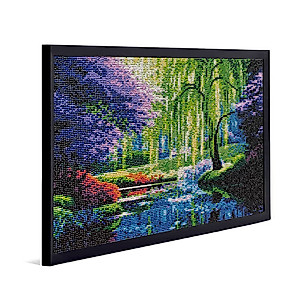 NEILDEN Diamond Painting Kits for Adults Beginners DIY 5D Scenery Diamond Art Kits Round Full Drill Diamond Dotz Diamond Dots Willow Tree Pictures Art for Home Wall Decor 14 x 18 inch