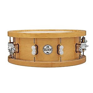 PDP 20-Ply Maple Snare with Wood Hoops and Chrome Hardware 14 x 5.5 in.