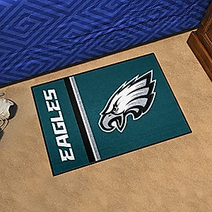 FANMATS 8246 Philadelphia Eagles Starter Mat Accent Rug - 19in. x 30in. | Sports Fan Home Decor Rug and Tailgating Mat Uniform Design