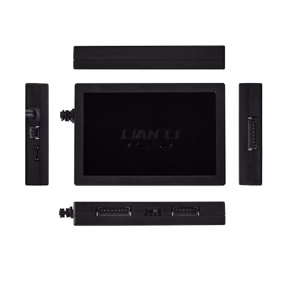 Lian Li Strimer Plus V2 24 Pin (PW24-PV2) -Addressable RGB Power Extension Cable (Strimer L-Connect 3.0 Controller Included) - for Motherboard Connector, PW24-PV2 BLACK