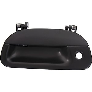 Evan Fischer Tailgate Handle Compatible with 2004 Ford F-150 Heritage, 1997-1999 F-250, 1997-2004 F-150, 2001-2005 Explorer Sport Trac Black, with Keyhole, with Tailgate Lock