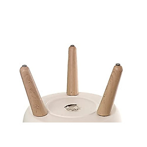 Trash Can | 7 Liter (1.8 Gallon) / 2 Liter (0.5 Gallon) | Push-to-Open Lid | Premium Plastic Wood Grain Nordic Minimalist Modern Waste Basket for Kitchen, Bathroom, Bedroom, Living Room, Office (1.8 Gallon (7L))