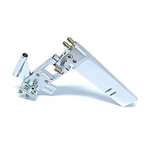 KingVal Replacement 110mm Aluminum Water Suction Rudder 4mm Shaft Strut Mount Compatible with RC Boat