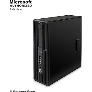 HP Z240 SFF Workstation Desktop PC, Intel Core i7-6700 up to 4.20GHz Processor, 32GB RAM, 1TB SSD, WiFi & Bluetooth, HDMI, Windows 10 Pro (Renewed), Black