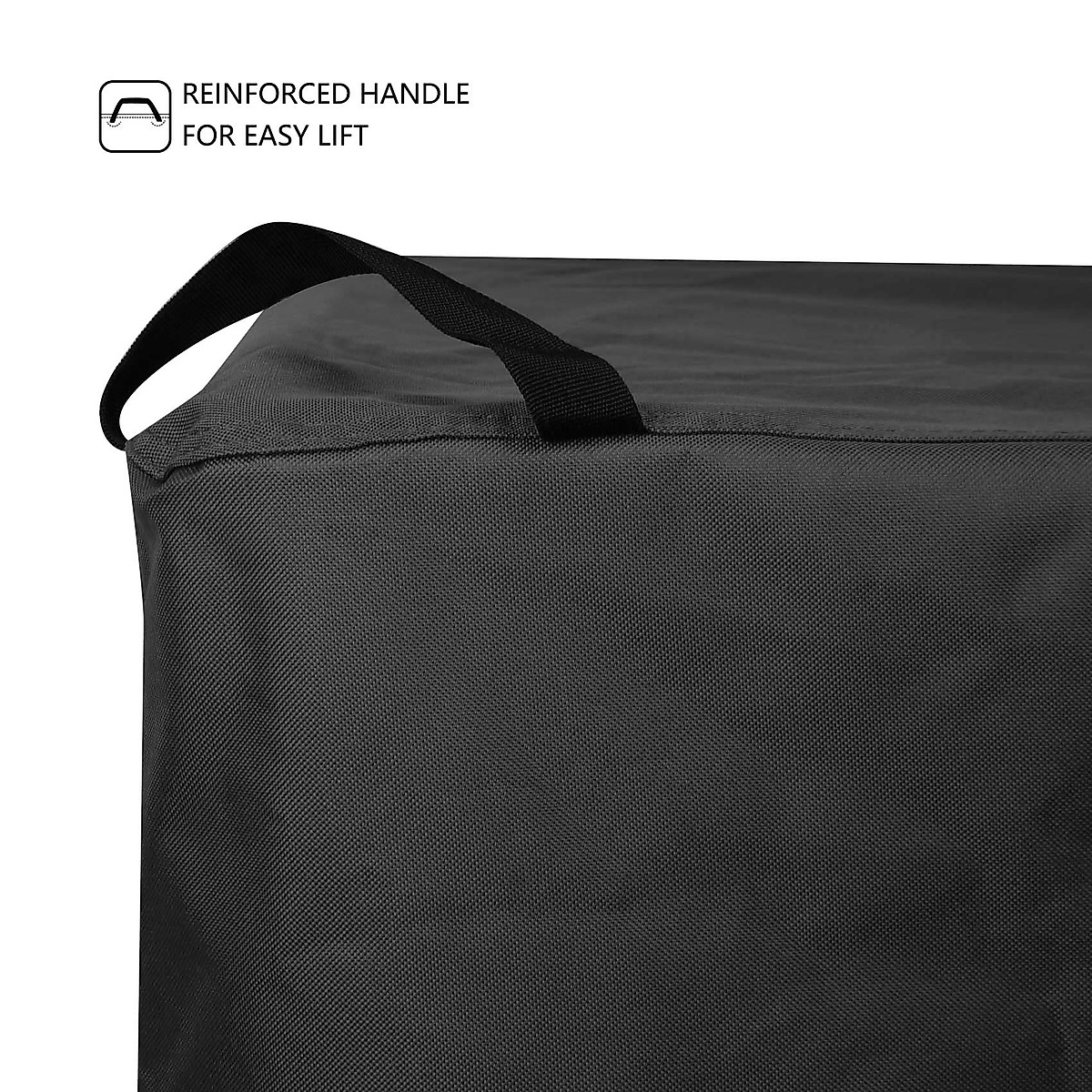 ULTCOVER Smart Selection Outdoor Hot Tub Hard Cover Protector Waterproof Square SPA Cover Cap 76 inch, Black