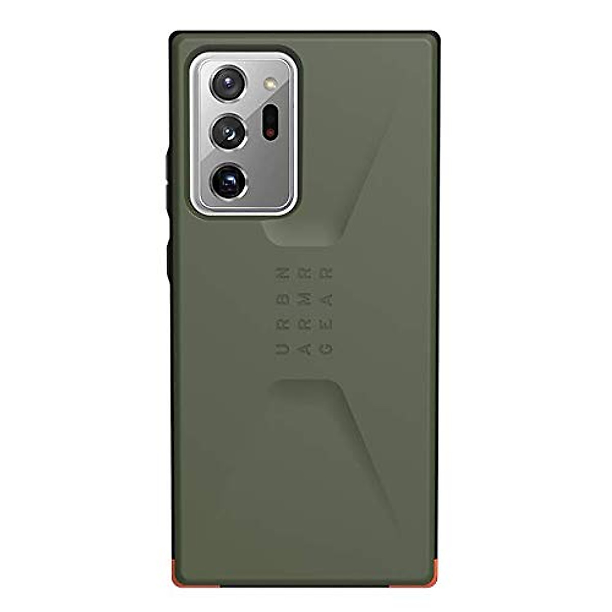 URBAN ARMOR GEAR UAG Compatible with Samsung Galaxy Note20 Ultra 5G Case [6.9-inch Screen] Sleek Ultra-Thin Shock-Absorbent Civilian Protective Cover, Olive