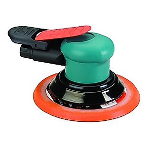 Dynabrade (59010) Dynorbital-Spirit 6" (152 mm) Diameter Random Orbital Sander, Non-Vacuum | Proportionate 3/8" (10 mm) Diameter Orbit | 12000 RPM Pneumatic Motor