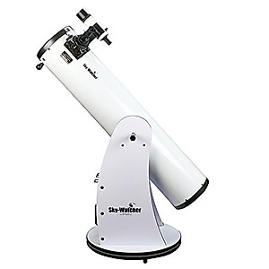 Sky Watcher Classic 200 Dobsonian 8-inch Aperature Telescope – Solid-Tube – Simple, Traditional Design – Easy to Use, Perfect for Beginners, White (S11610)