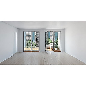 Home District French Door Draft Stopper - Weighted Under Door Draft Blocker, Apartment Noise Blocker, Window Draft Dodger, Winter Door Insulation Strip - 60 Inches Long - Chocolate Brown