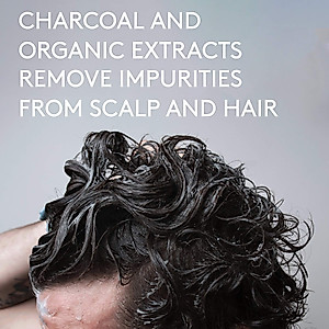 Barrel and Oak - Cleansing Charcoal Shampoo, Clarifying Shampoo, Hair Care for Men, Deep Cleans & Purifies, Hydrates & Soothes Dry Scalp, Essential Oil-Based Scent, Vegan (Mint & Eucalyptus, 16 oz)