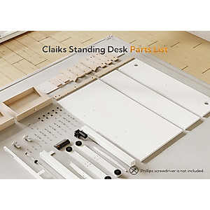 Claiks Standing Desk with Drawers, Electric Adjustable Standing Desk Adjustable Height, Sit Stand Up Desk with Storage Shelves & Wheels, 48 Inch White