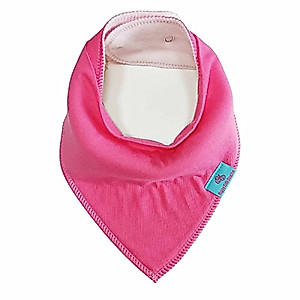 Happy Kids Daycare Baby bib 100% organic cotton 10 bibs pack , bandana, drooling bib for teething, absorbent, soft, sensitive skin (My sunshine)