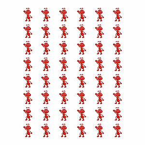 tkcutecandies123 48 Cute Bug ANT Envelope Seals Labels Stickers 1.2" Round