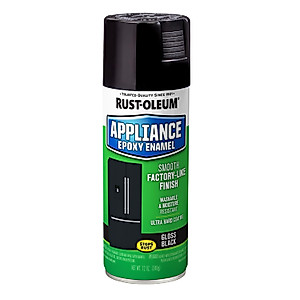 Rust-Oleum 7886830 Specialty Appliance Epoxy Spray Paint, 12 oz, Black