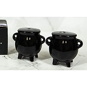 "Home Décor Accents" Halloween Witching Hour Witch Magic Cauldrons Salt N Pepper Shakers - Home Accents 33-kl1-9016