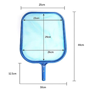Hemoton Swimming Pool Cleaning Net Pool Skimmer Replacement Net Pool Leaf Skimmer Net Replacement Pool Cleaner Fine Mesh Netting (2 Pack- Different Type)