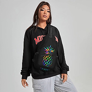 Famame Pineapple Sling Backpack Chest Bag Crossbody Shoulder Bag Gym Cycling Travel Hiking Daypack For Men Women