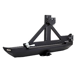 Smittybilt XRC Rear Tire Carrier Bumper (Black) - 76653
