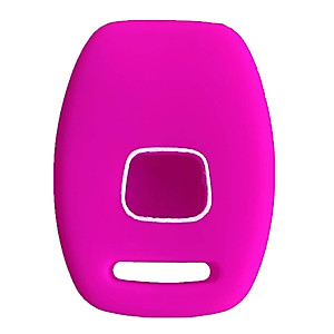 Rpkey Silicone Keyless Entry Remote Control Key Fob Cover Case protector Replacement Fit For Honda Accord Accord Crosstour CR-V Civic Element Pilot OUCG8D-380H-A N5F-S0084A N5F-A05TAA(Violet)