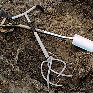 BARAYSTUS Height Adjustable Twist Tiller, Garden Claw, Cultivator Tiller, Hand Tiller, Soil Lossener, Lawn Aerator, Areator Loosen, Rototiller, Garden Bed and Plant Box Cultivator.