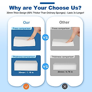 Dr.WOW 50 Pcs/lot Magic Sponge Eraser Multi-Functional Melamine Foam Cleaner 100x70x30mm